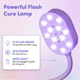 Éclat Flash Cure Lamp for Gel Nail Polish 36W Rechargeable LED Mini UV ...