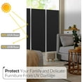 rabbitgoo Total Blackout Window Film, Privacy Frosted Sticker, Sun ...