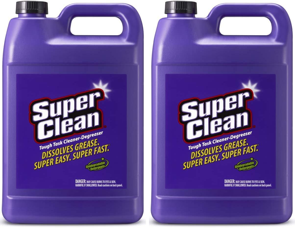 SuperClean All Purpose Cleaner Degreaser 1 Gallon, 2 Pack - Walmart.com