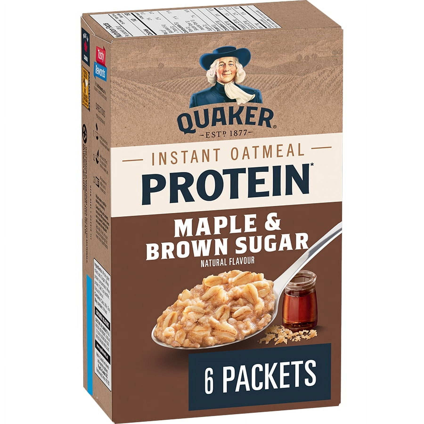 Click here for Quaker High Protein Maple & Brown Sugar Flavour In... prices