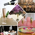 Efavormart 6 Pack - 5oz Premium Metallic Disposable Champagne Flutes ...
