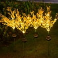 2 Pcs Solar Garden Lights Outdoor — Waterproof LED Solar Powered ...