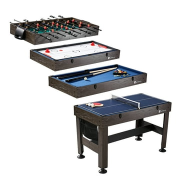 Costway 48'' 3-In-1 Multi Combo Game Table Foosball Soccer Billiards ...