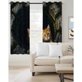 Cat Blackout Curtains for Bedroom/Living Room, Thermal Insulated ...