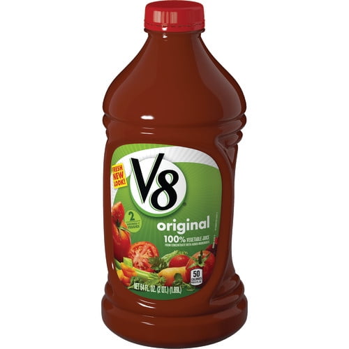 V8 Original 100% Vegetable Juice, 64 oz. - 2 Count - FREE 2-5 DAY ...