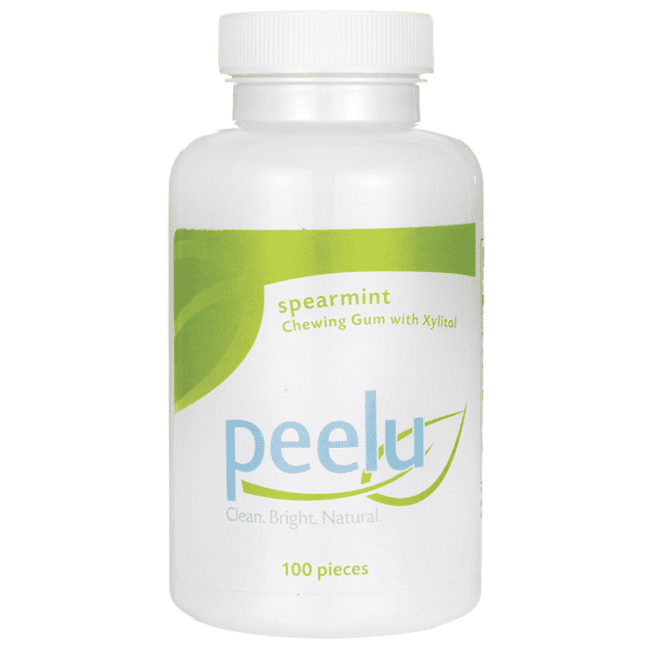 Peelu Spearmint Chewing Gum with Xylitol 100 Ct - Walmart.com