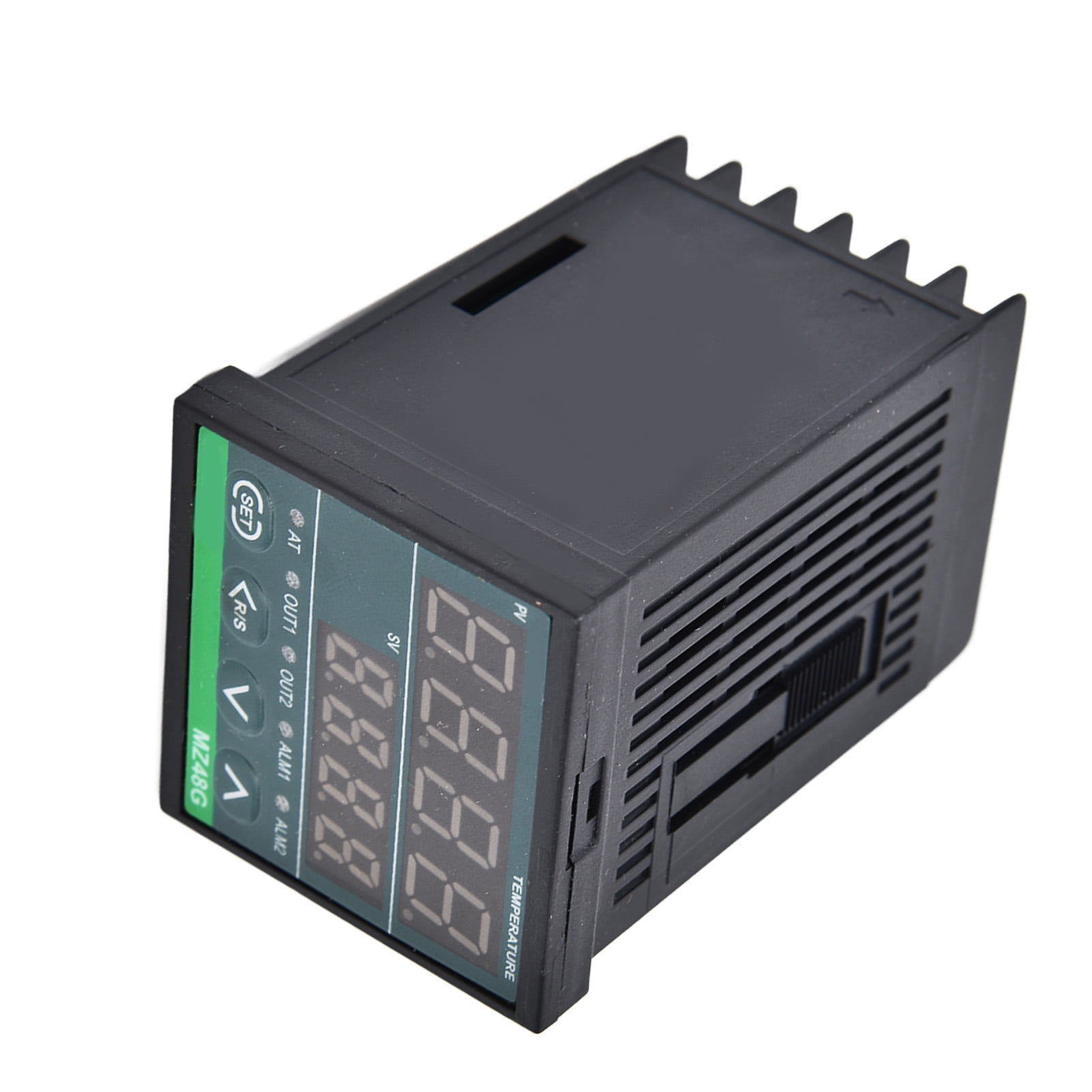 Digital Temperature Regulator, 2 Output PID Controller AC220V Type K Thermocouple SSR + Relay ...