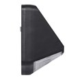 Mainstays 2-Count Solar Powered Black Wall Mountable LED Step Light, 3 ...