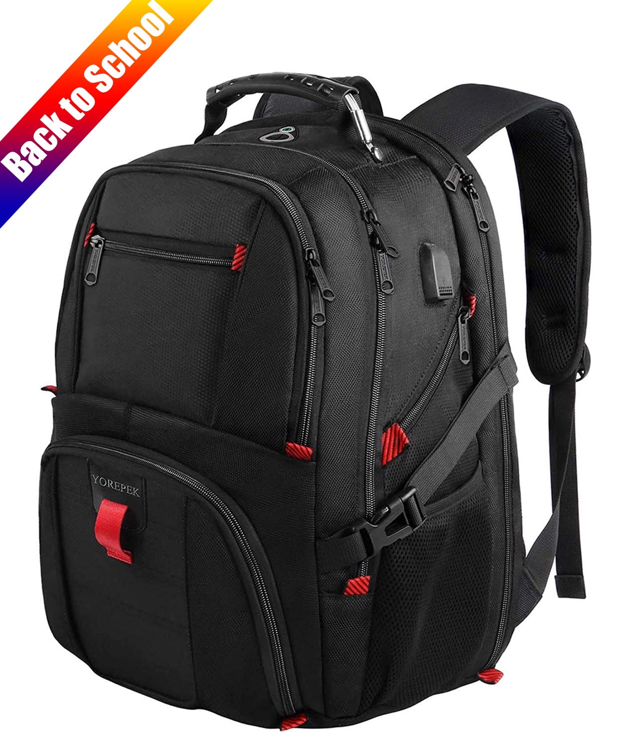 Extra Large Backpack For Men 50L Travel Backpack With USB Charging Extra Large Backpack For Men 50L Travel Backpack With USB Charging