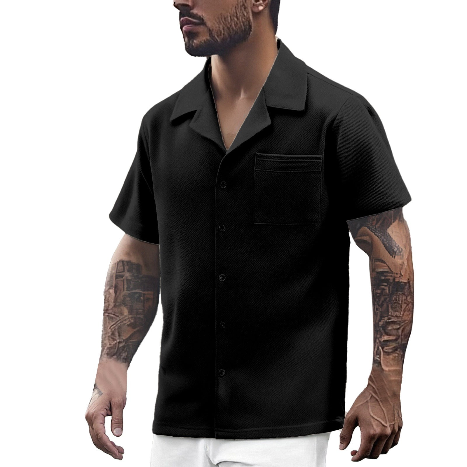 Click here for Visit The Sunlet Store Mens Summer Lapel Short Sle... prices