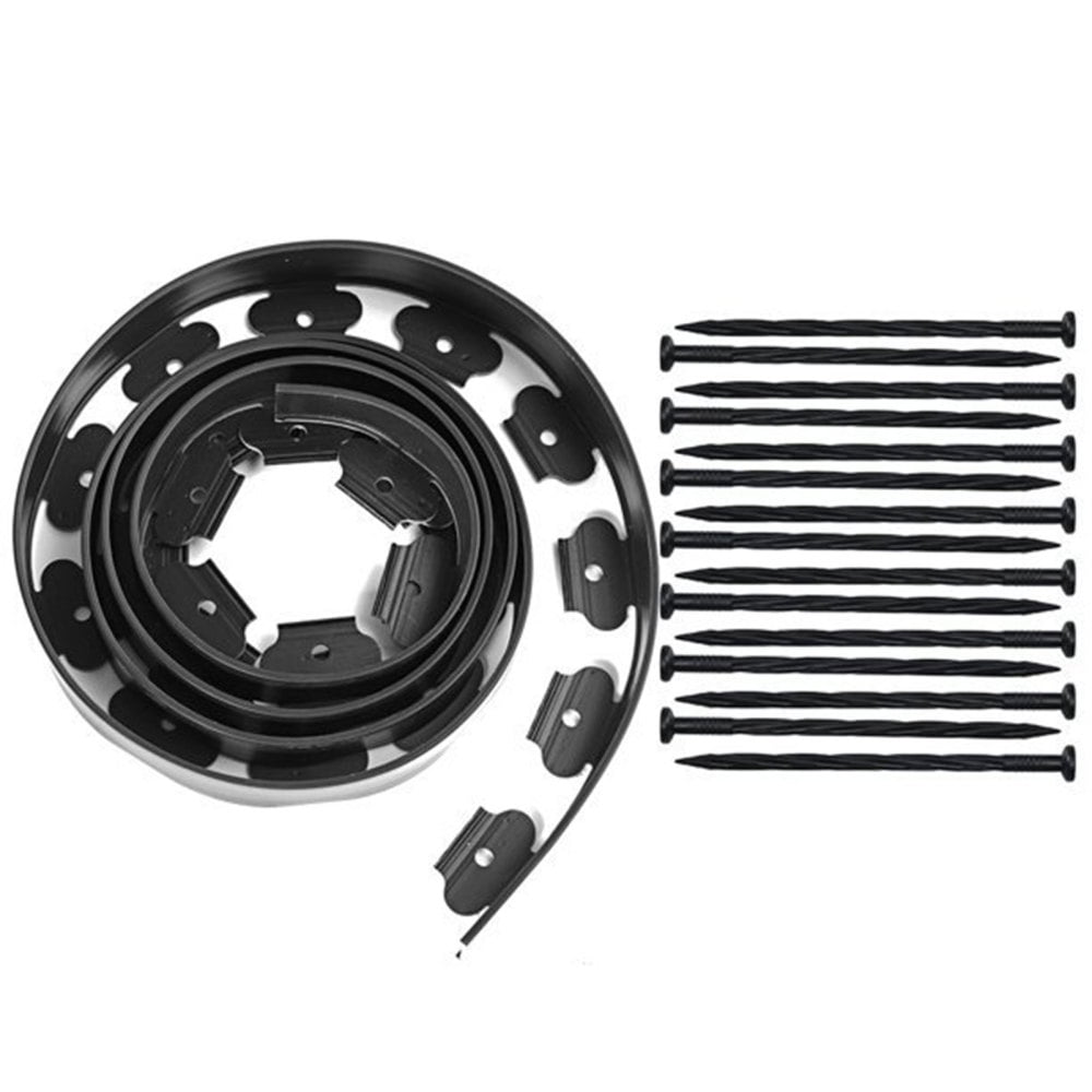 Landscape Lawn Edging Border Plastic Garden Lawn Fencing Borders for ...