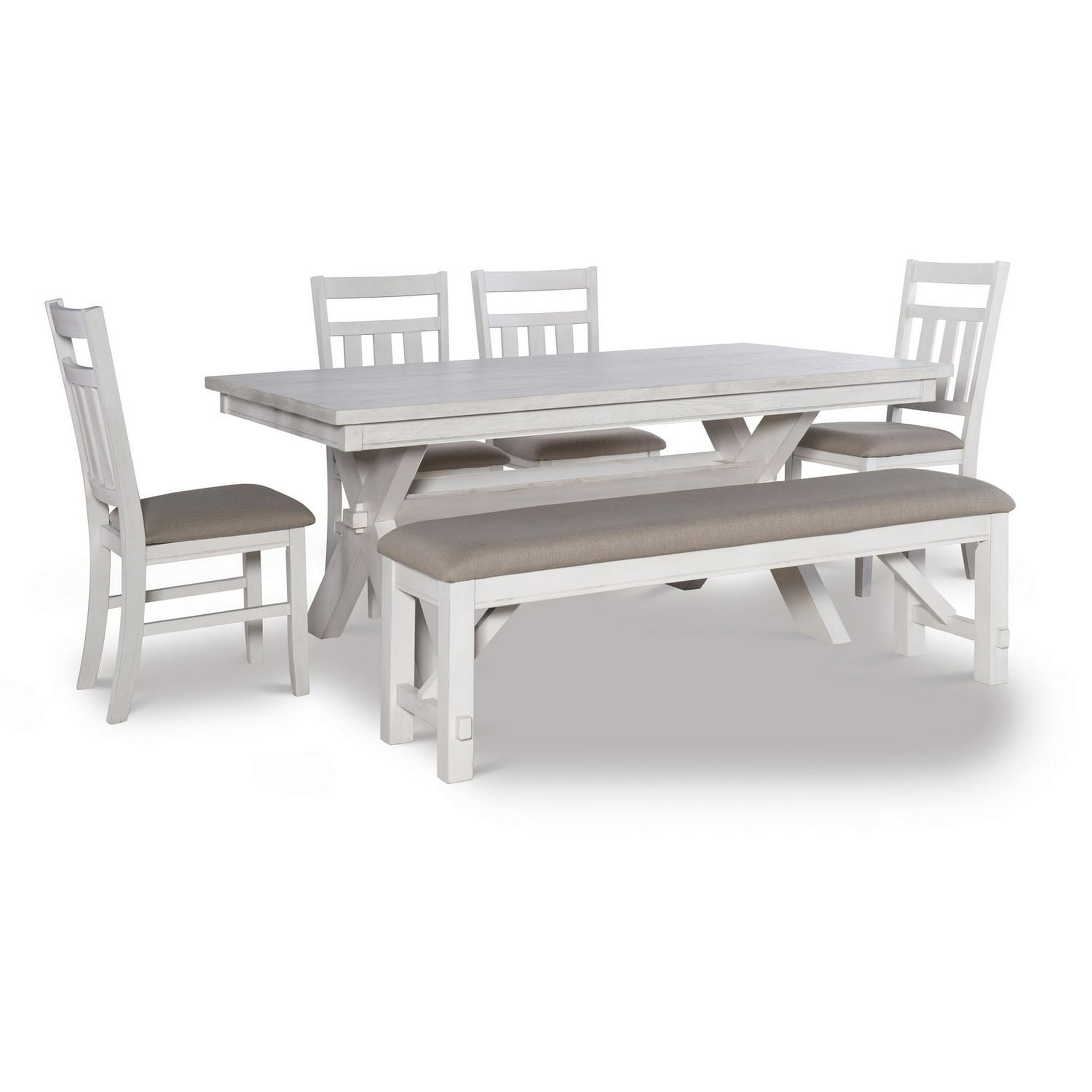 Click here for Linon Padilla 6-Piece Dining Set  White prices