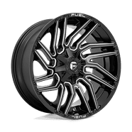 Fuel D741 Runner 22X8.25 8X200 -202Et 125.1Cb Gloss Black Milled Wheel ...