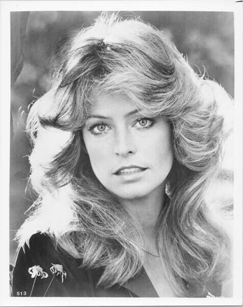 Farrah Fawcett vintage 8x10 inch photo classic Charlie's Angels hair ...