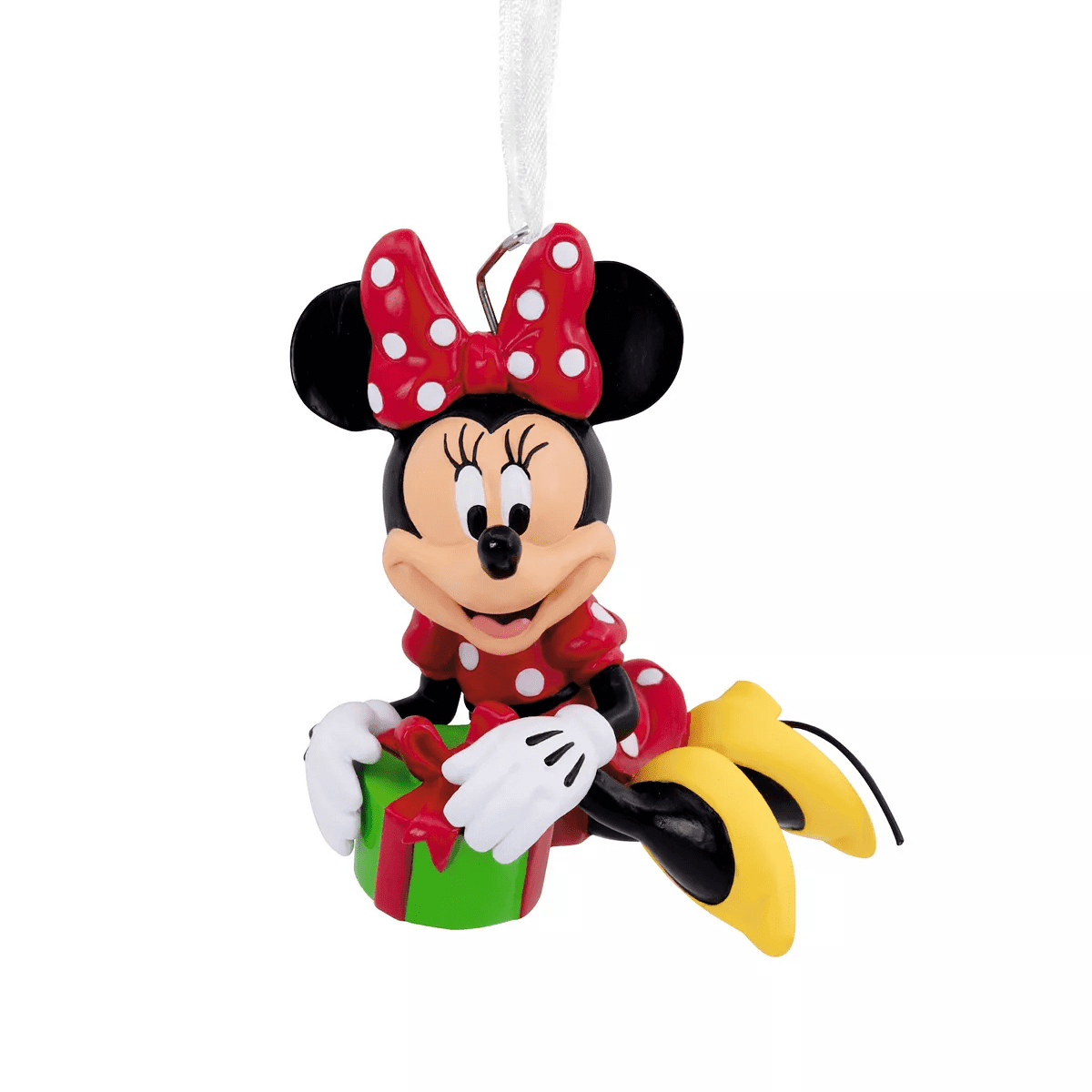 Disney Minnie Mouse and Present Christmas Hallmark Ornament - Walmart.com