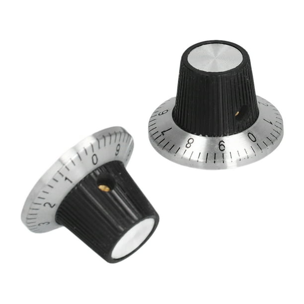 Perilla de potenciómetro, 50 piezas Perilla de dial de potenciómetro ...
