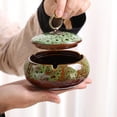 Retro ashtray, ashtray holder, ceramic ashtray, round ceramic ashtray ...