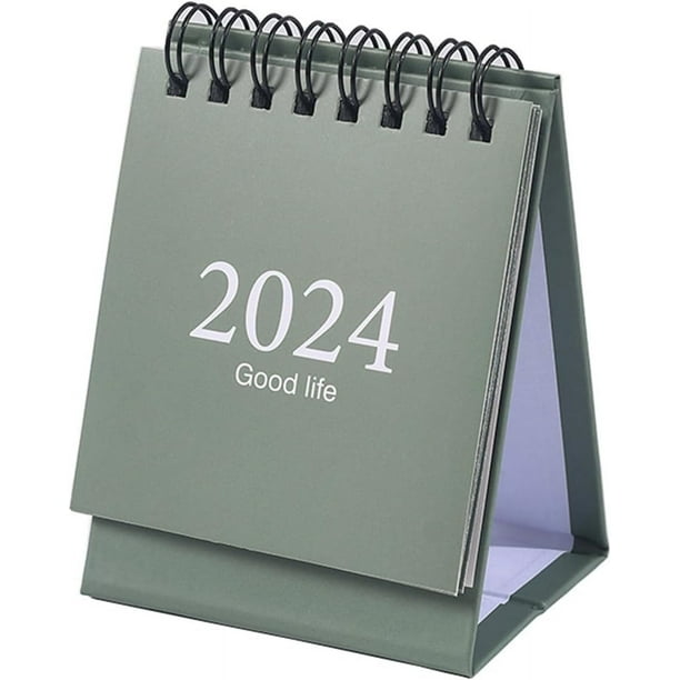 Small Desk Calendar 2023-2024, Mini Desk Calendar from Aug. 2023 - Dec ...