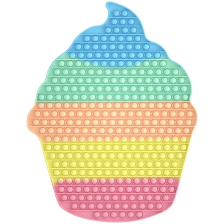 Big Push Pop Fidget Toy, Extra Large Huge Rainbow Jumbo Pop It, Mega ...
