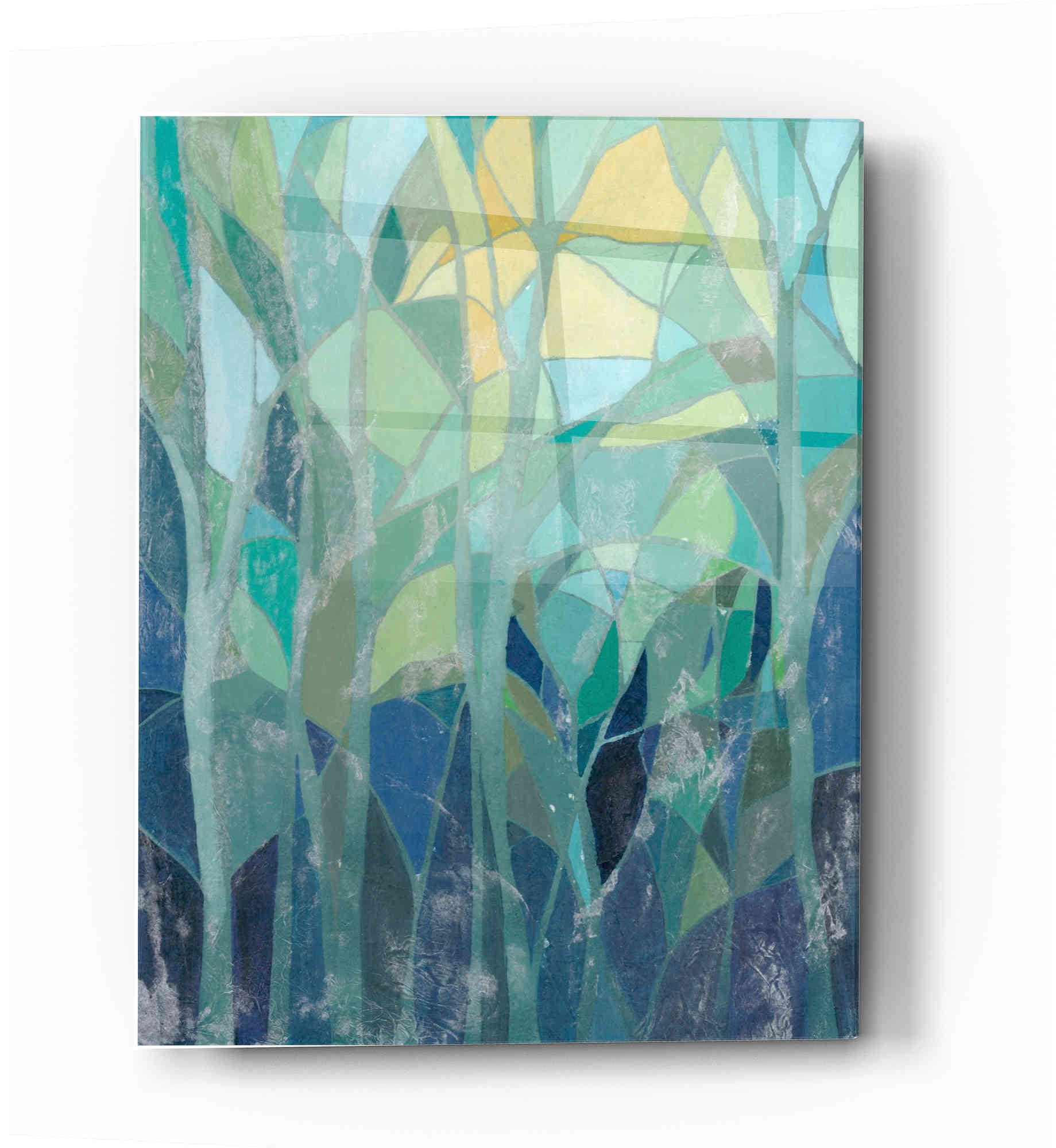 Epic Art 'Stained Glass Forest I' by Grace Popp Acrylic Glass Wall Art ...
