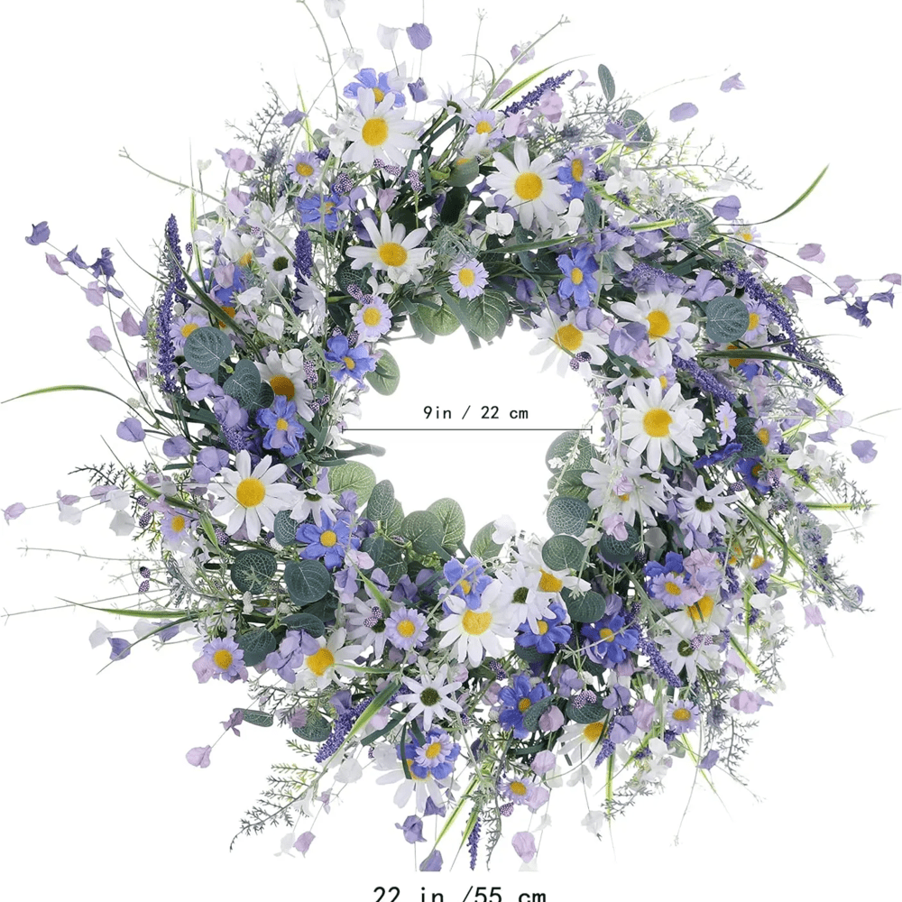 Click here for Pinyuzog Artificial Spring Wreaths For Front Door... prices