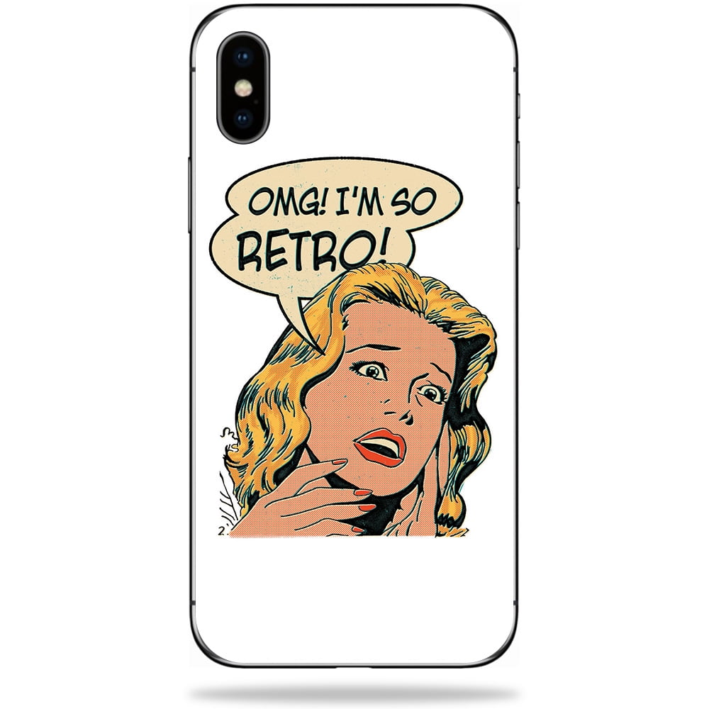 Skin Decal Wrap Compatible With Apple iPhone X Sticker Design Im So ...