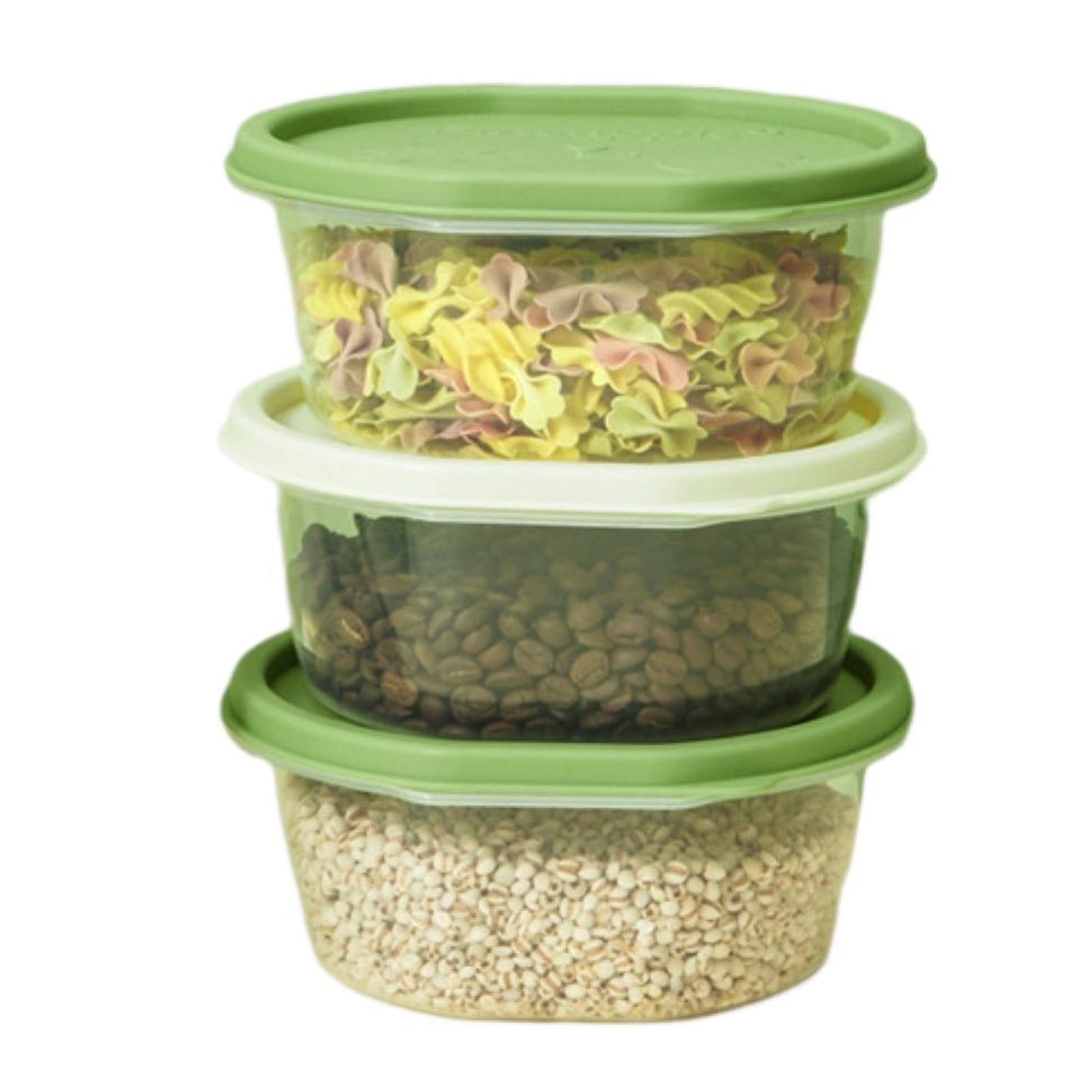 Manunclaims 3Pcs Refrigerator Storage Box Stackable Food Grade High ...