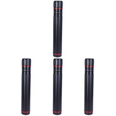 Drawing Poster Tube, Telescoping, Plastic, Waterproof, Light, Black ...