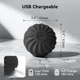 BESTSKY 2.4" Mini Electric Vibrating Massage Ball,10-Speed Fitness Yoga ...