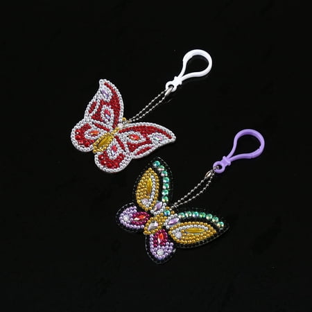 Diamond Painting Keychain Pendant Special Shaped Butterfly for DIY Art ...