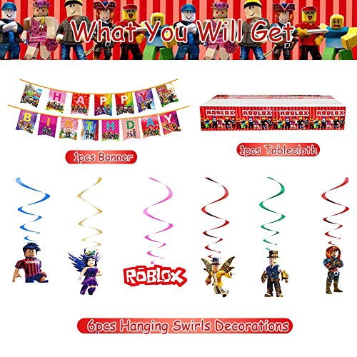 Paper & Party Supplies Roblox number pinata inspired Roblox birthday ...