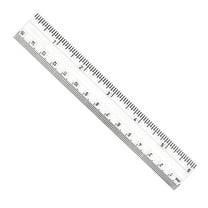 Charles Leonard Clear Plastic 6 in. Ruler & Metric - 48 Each - Walmart.com