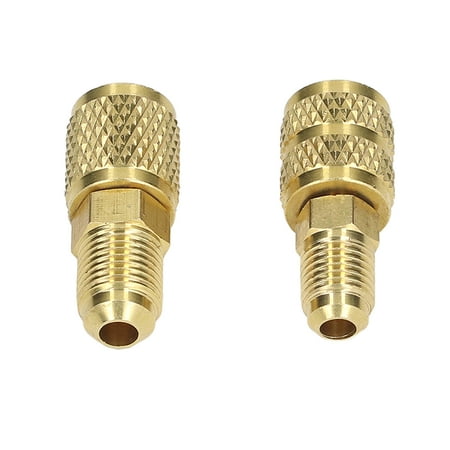 R410 R22 Refrigerant Adapter, Copper R410 1/4 Male To 5/16 Female R410 ...