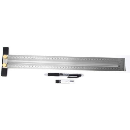 Scribing Ruler Stainless Steel T Type Hole Ruler Precision Marking T ...