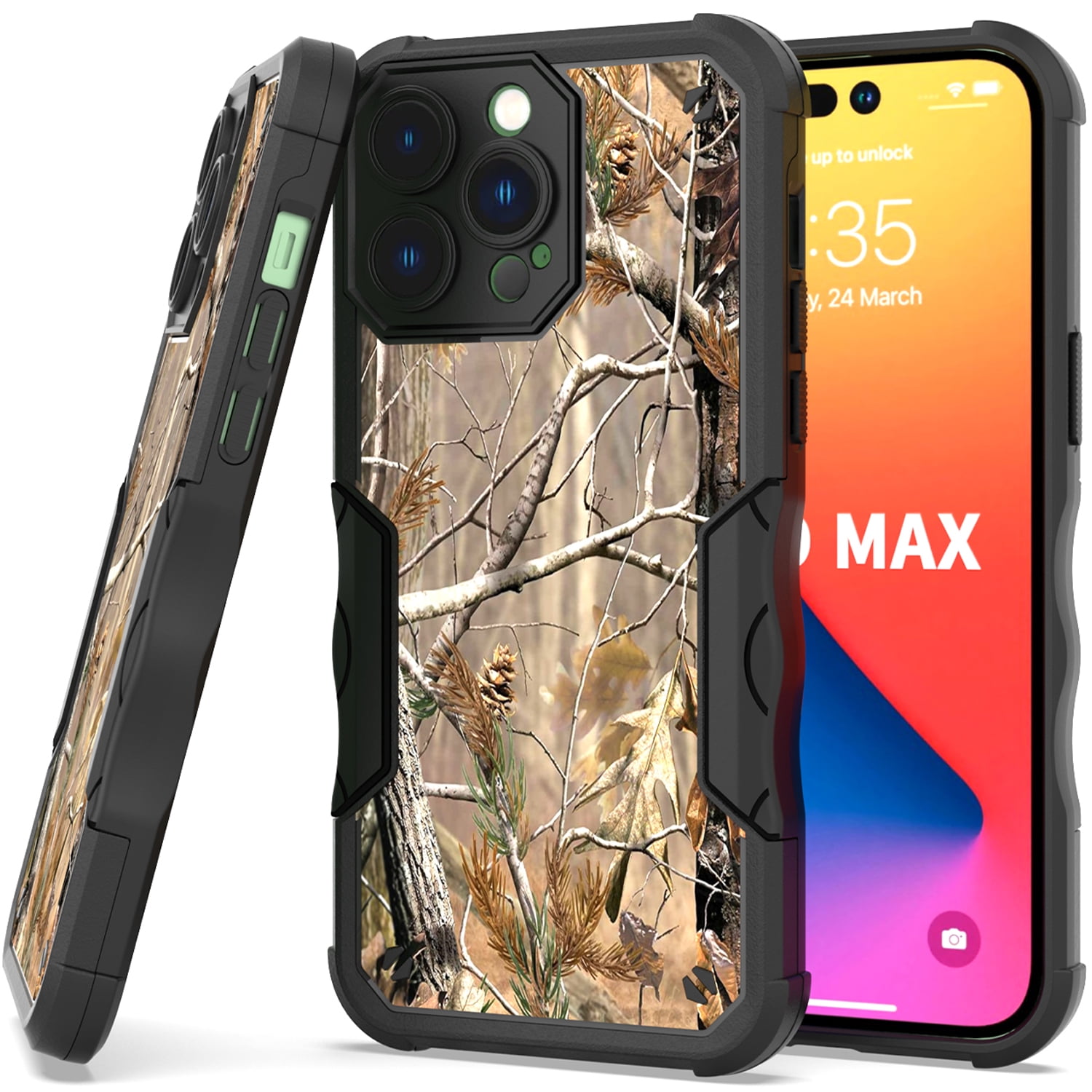 CoverON For Apple iPhone 14 Pro Max Phone Case, Military Grade Heavy ...