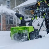 Earthwise SN72018 13.5 Amp Corded 18" Snow Thrower with LED Lights ...