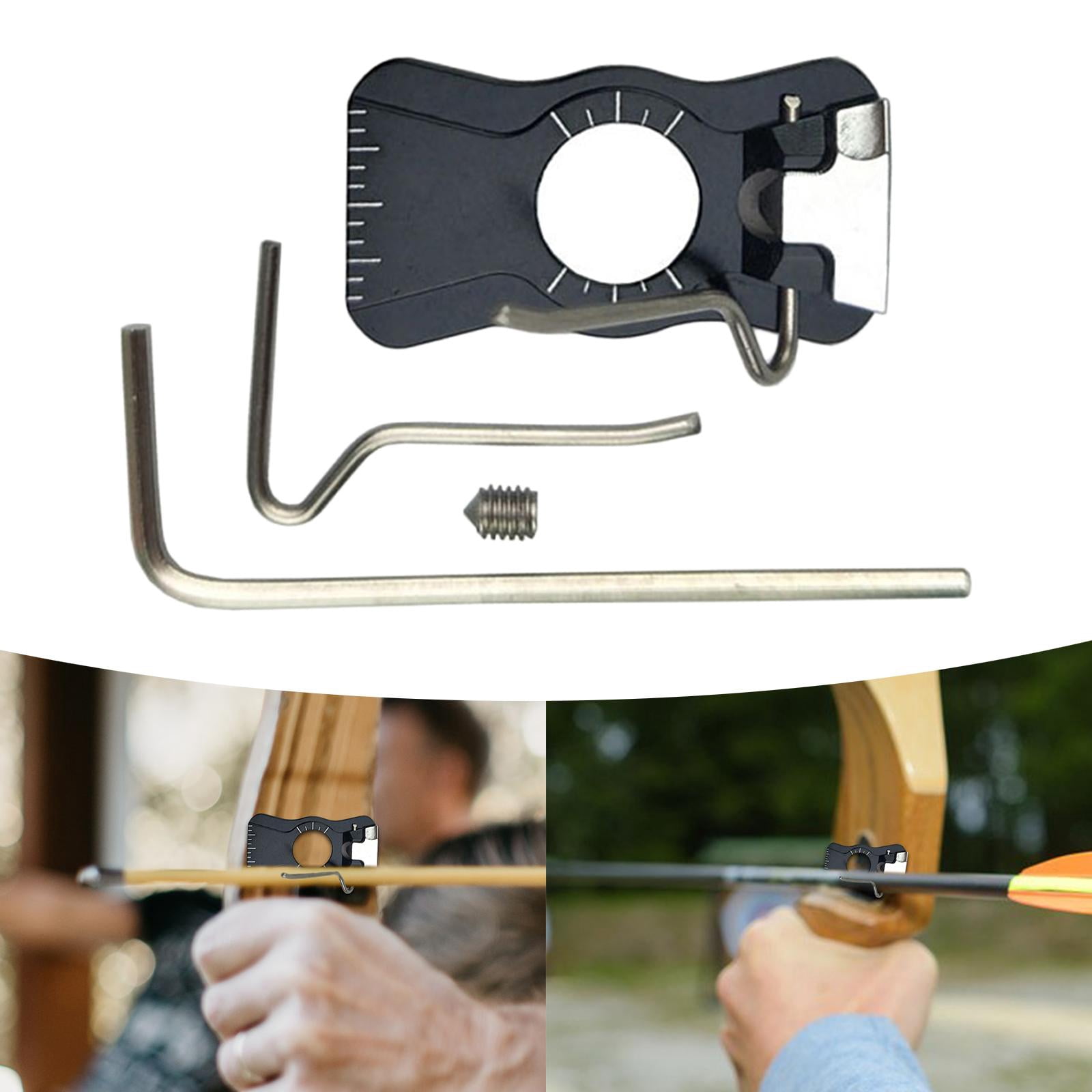 Soporte de flecha Durable Adhesivo recurvo Tiro con para disparar Negro ...
