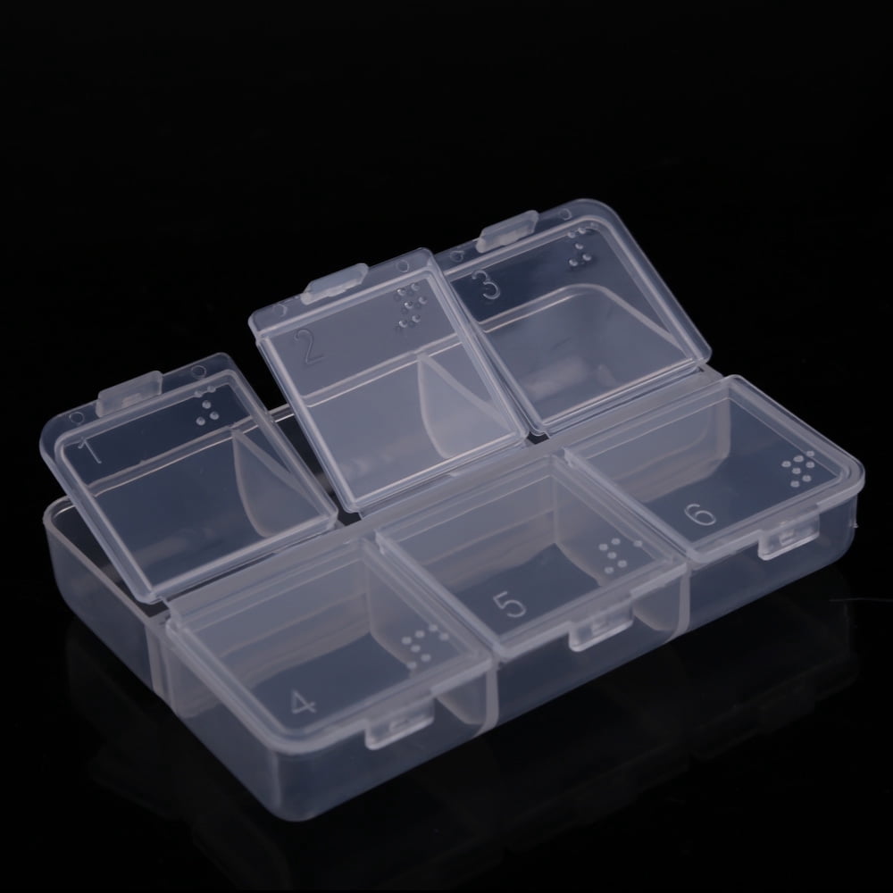CHAXIN - Mini caja portátil vacía para guardar pastillas, medicamentos ...