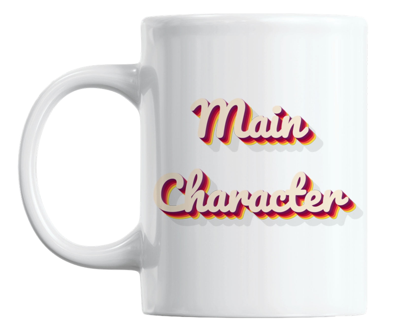 Main Character, Gen or Generation Z Slang White Ceramic Coffee & Tea ...