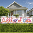 Colorful Stars Graduation Banner Graduation Cap Design Class of 2026 ...