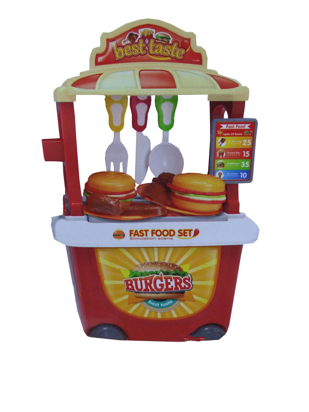 Carrito De Hamburguesas Toy Mark Food Truck Shop | Walmart en línea