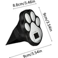 Paw Print Solar Lights for Outside, Dog Cat Animal Pathway Lights ...