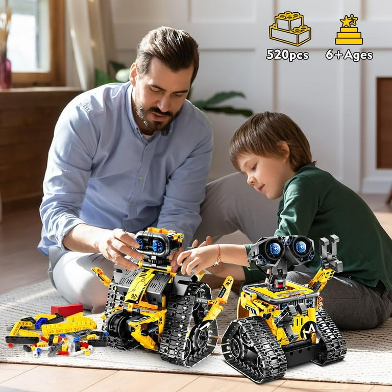 3-in-1 RC Robot Building Set, 520 PCS App-Controlled, STEM 3-in-1 RC Robot Building Set, 520 PCS App-Controlled, STEM