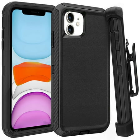 For iphone 11 Case Cover w/Screen & Clip Holster fit Otterbox Defender ...