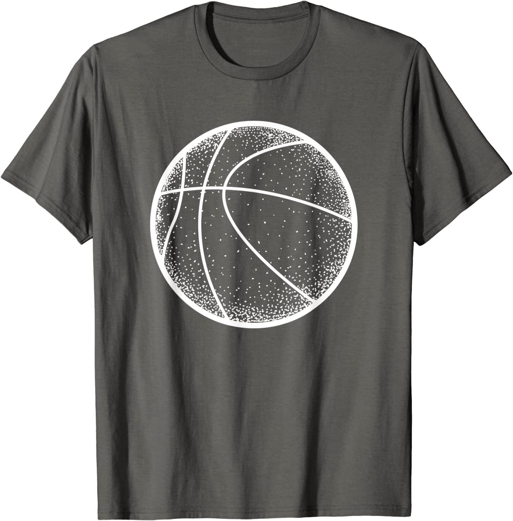Cool Basketball Silhouette Basketball Ball Sports Team Games T-Shirt ...