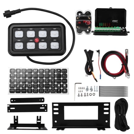 8 Gang Switch Panel, IGBT Technology Push Button Panel Plug And Play ...