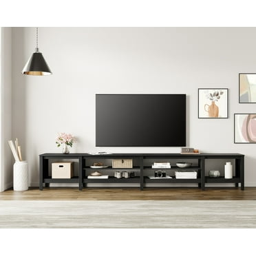 TV Stand for 100 inch TV Entertainment Center Wood TV Media Console ...