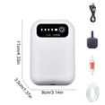 Bomd Silent Rechargeable Aerator For Fish, Large Capacity Aquarium Air ...