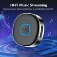KT1 Bluetooth Car Adapter, Bluetooth Aux Adapter for Car, 16H Battery ...