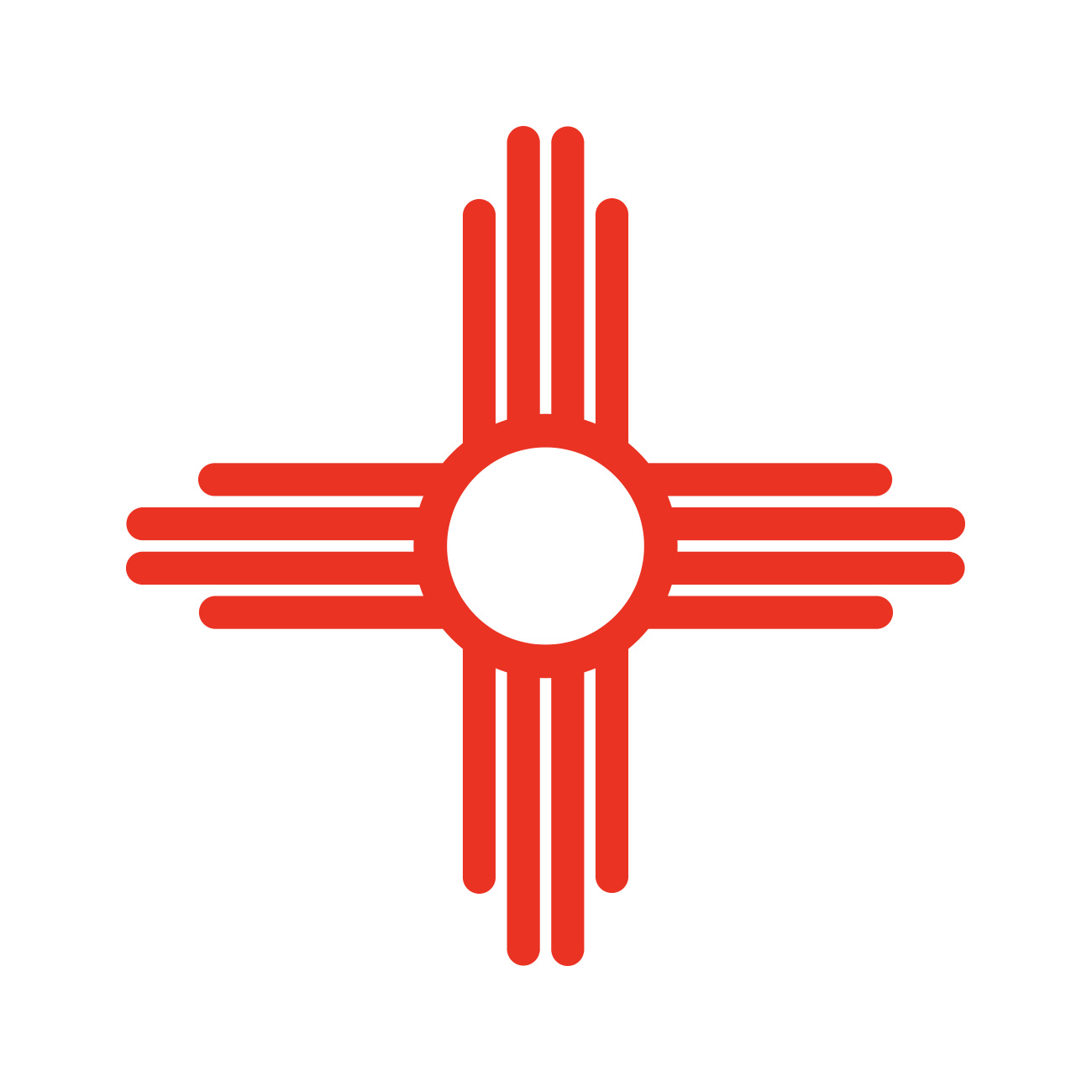 New Mexico State Flag Sante Fe Logo Sticker Decal Die Cut - Self ...